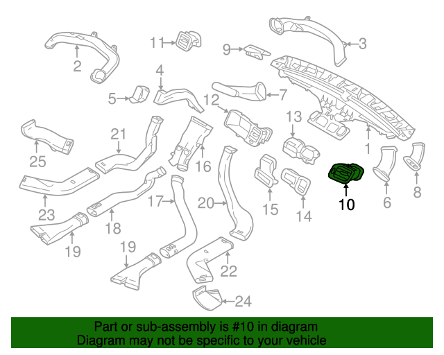 31393996 - Vent Grille - 2011-2018 Volvo | Volvo OEM Parts Direct