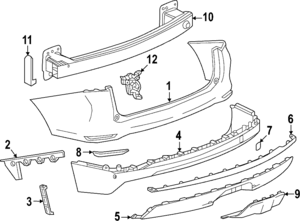 2022-2024 Chevrolet Equinox Fascia 85534636 GM | GMPartsDirect.com