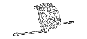 2014 Chevrolet Impala Steering Wheel Airbag Coil 23103878 ...