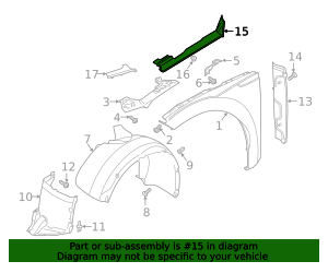 2019-2023 Volkswagen Arteon Rear Cover 3G8-821-169-B | VW Direct Auto Parts