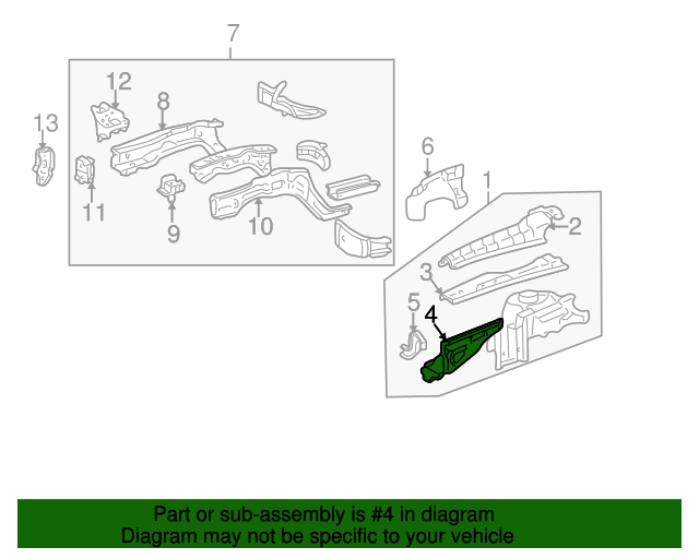 53712-07010 - Front Panel - 2000-2004 Toyota Avalon | OEM Genuine ...