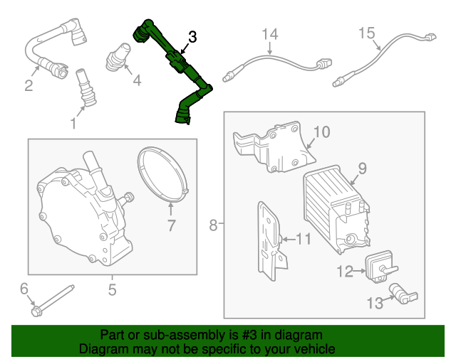 2015-2017 Ford Tube Assembly FL3Z-6758-A | OEM Parts Online