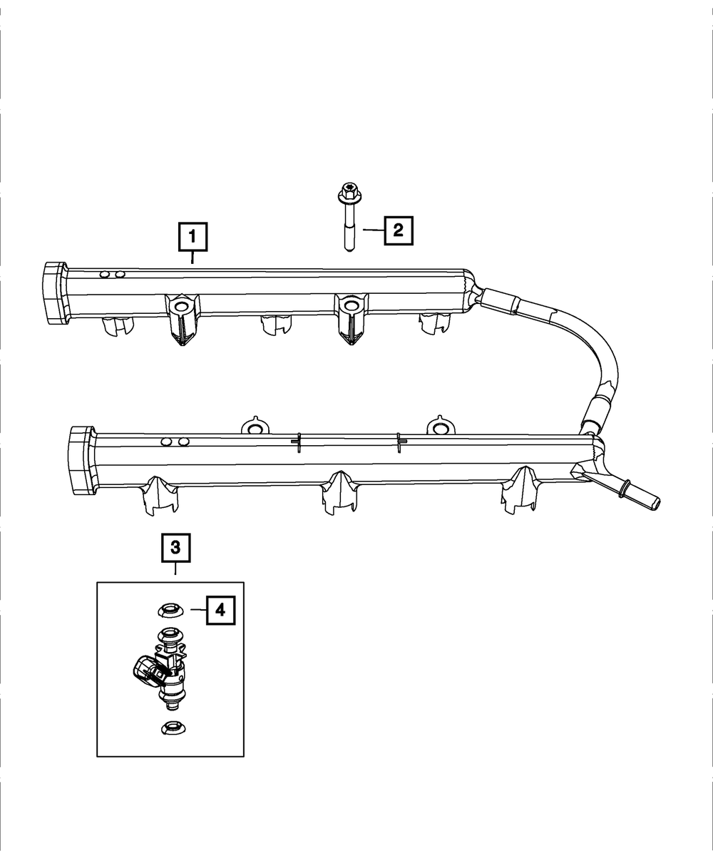 53034198AC - Fuel Rail 2011-2025 Mopar | Mopar Factory Parts