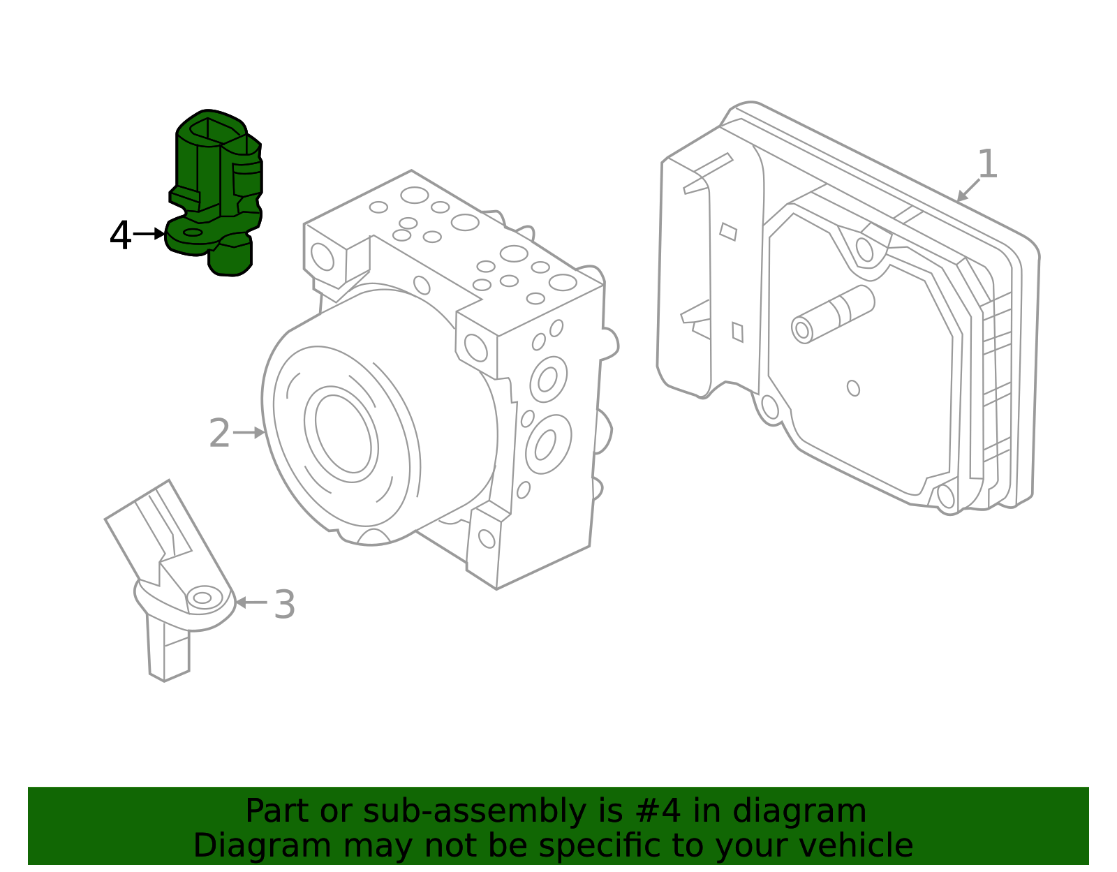 2020-2024 Ford ABS Sensor JX6Z-2C190-F | QuirkParts