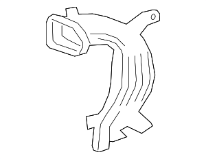2019-2023 GM Passenger Side Floor Front Air Outlet Duct 23391614 GM ...