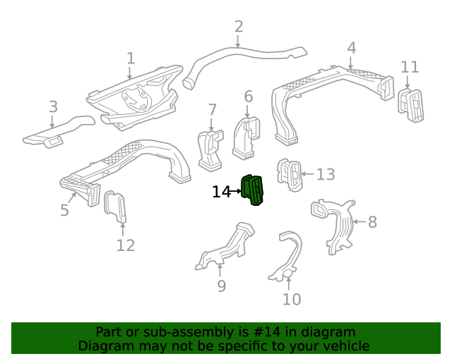 84654412 - Air Vent Grille 2022-2023 GM | AutoNationParts.com