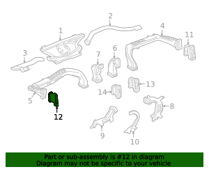 2019-2024 GM Driver Side Instrument Panel Outer Air Outlet 84701324 GM ...