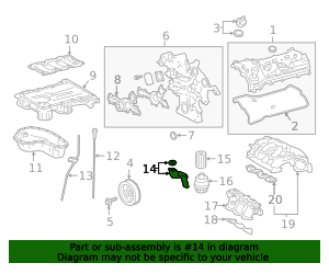 2017-2022 Toyota Oil Pick-Up 15104-0P010 | OEM Parts Online