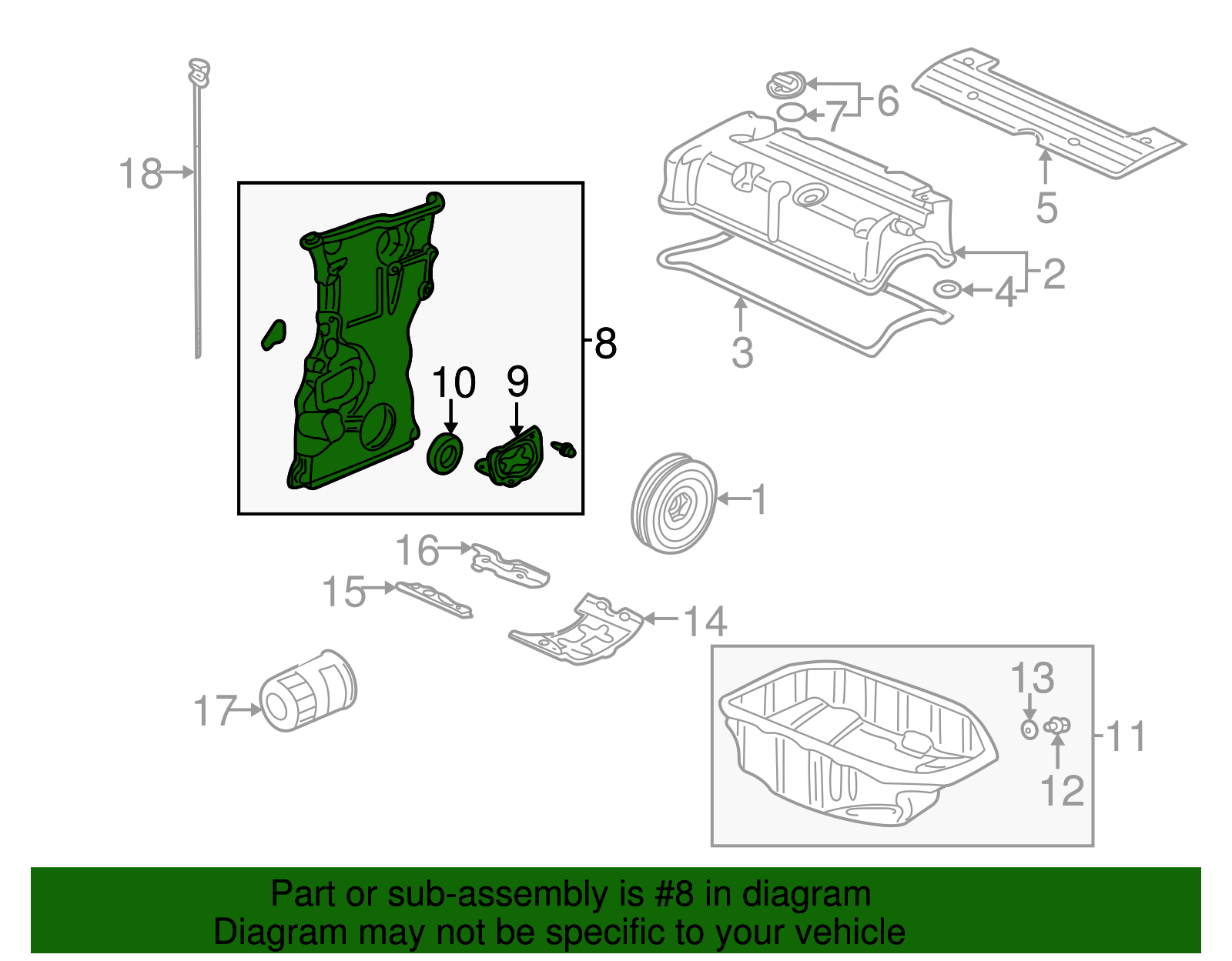 11410-PPA-000 - 2002-2007 Honda - Case Assembly Chain | Honda Parts Cheap