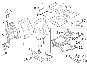 98321XC00A - Occupant Module - 2019-2021 Subaru Ascent | World OEM ...