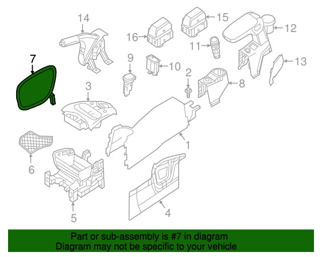 453-825-01-00 - Light Ring 2016-2019 Smart | Mercedes-Benz USA Parts