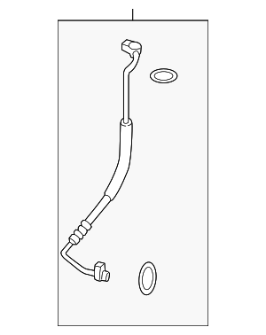 HG9Z-19835-B - Liquid Hose 2013-2020 Ford Fusion | Ford Parts Center