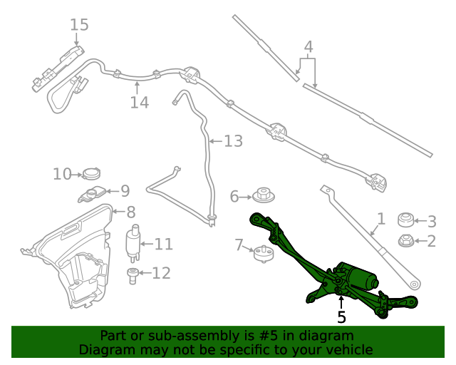 Genuine BMW 61-61-9-851-356 | Motor & Linkage | FREE Shipping on Most ...