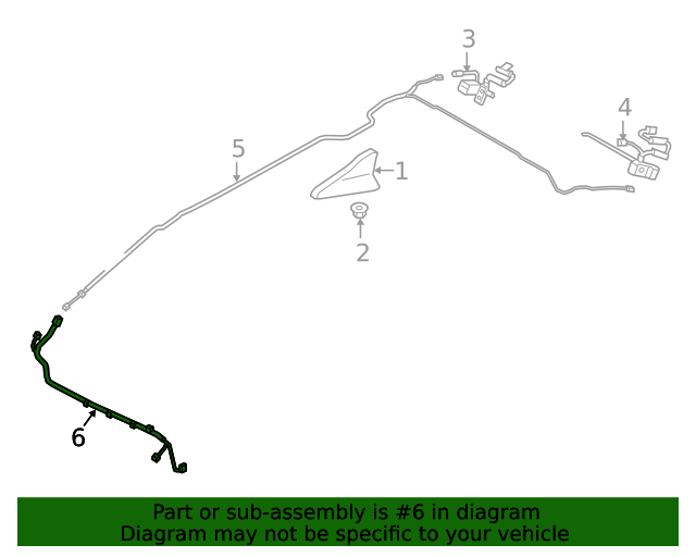 2020-2022 Genesis G90 Antenna Cable Connector 96220-D2290 ...