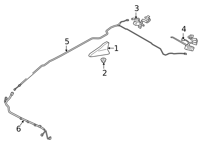 2020-2022 Genesis G90 Antenna Cable Connector 96220-D2290 ...