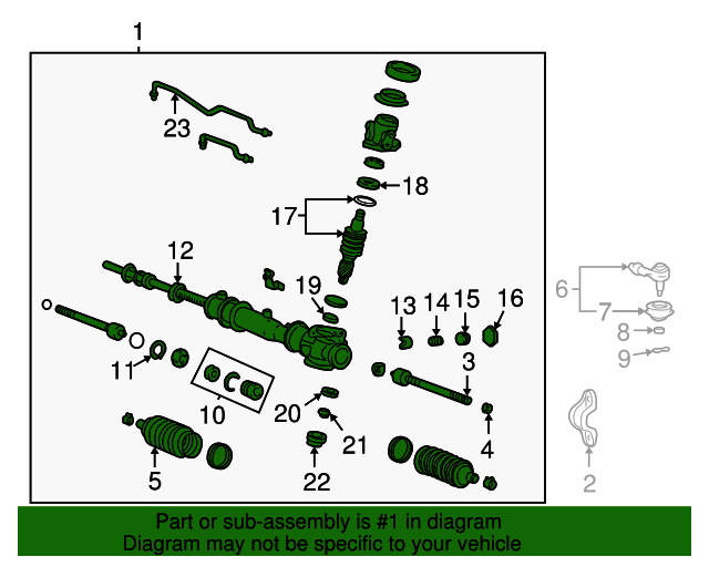 2000-2005 Hyundai Accent Steering Gear 57710-25010 | OEM Parts Online