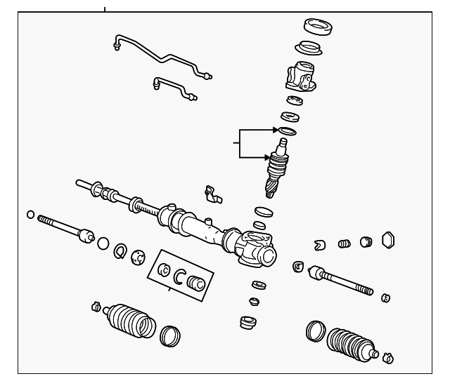 2000-2005 Hyundai Accent Steering Gear 57710-25010 | OEM Parts Online