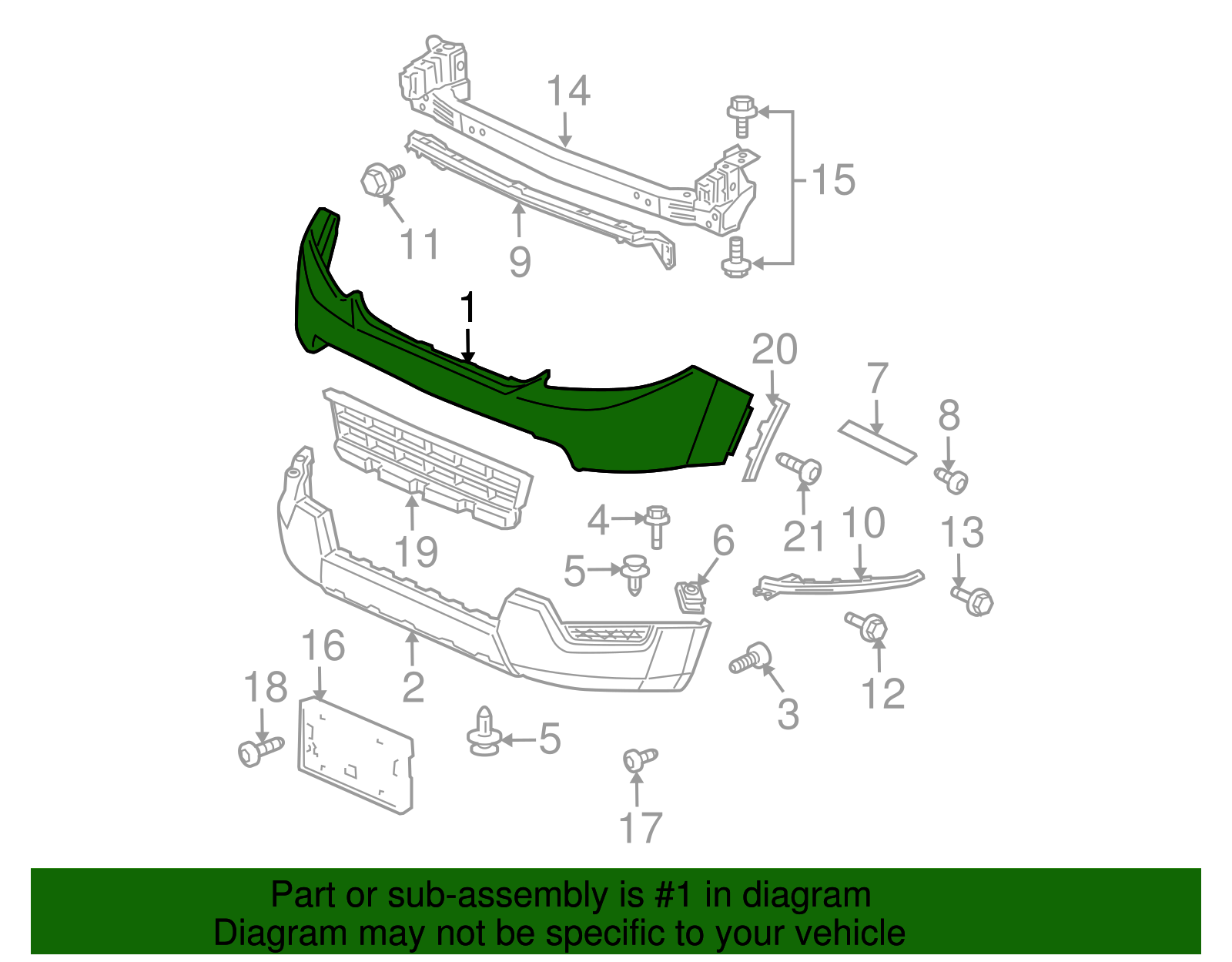 04711-SCV-A50ZZ - Bumper Cover 2009-2011 Honda Element | Honda Parts Online