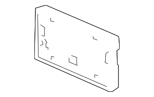 71180-SCV-A50 - License Frame 2009-2011 Honda Element | Honda Parts HQ