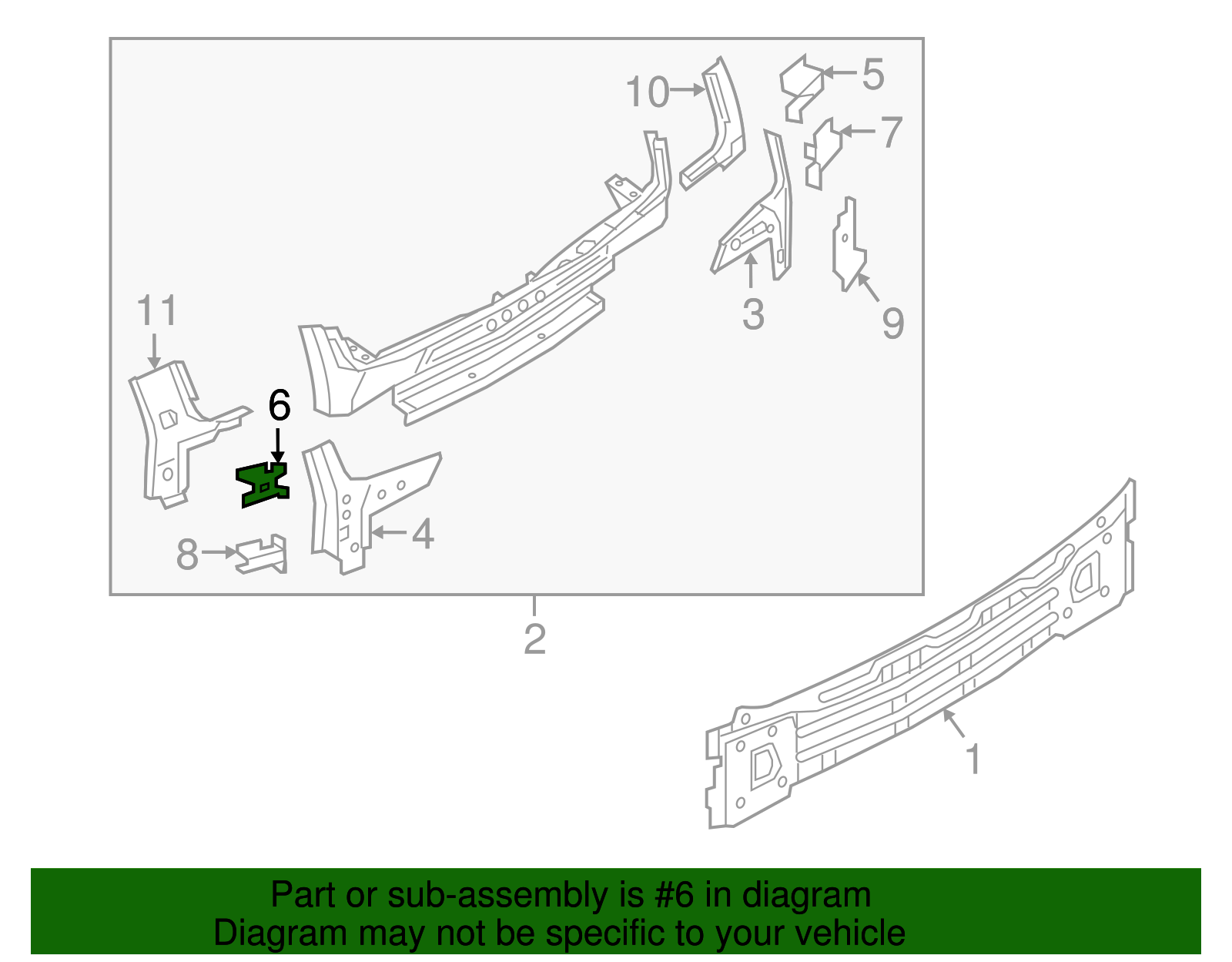 4M0-813-401-B - High-Quality Rear Body Panel Filler Panel Bracket for ...