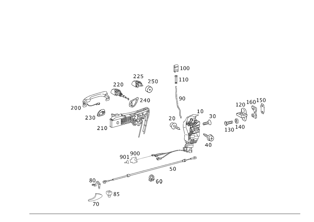 230-766-01-24 - Lever 1994-2012 Mercedes-Benz | Mercedes-Benz USA Parts
