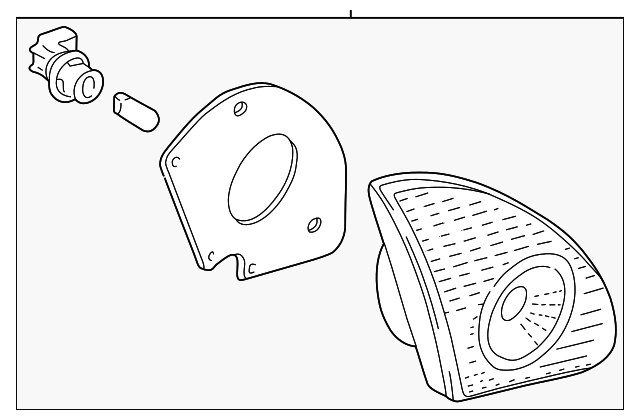 2003-2008 Toyota Corolla Backup Lamp Assembly 81670-02030 | Toyota ...