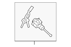 Hyundai - 81970-J9A00 - Lock Cylinder - 2018-2023 Hyundai | OEM Hyundai ...