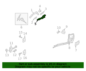 2018-2023 Hyundai Handle Base 82665-J9000 | OEM Parts Online