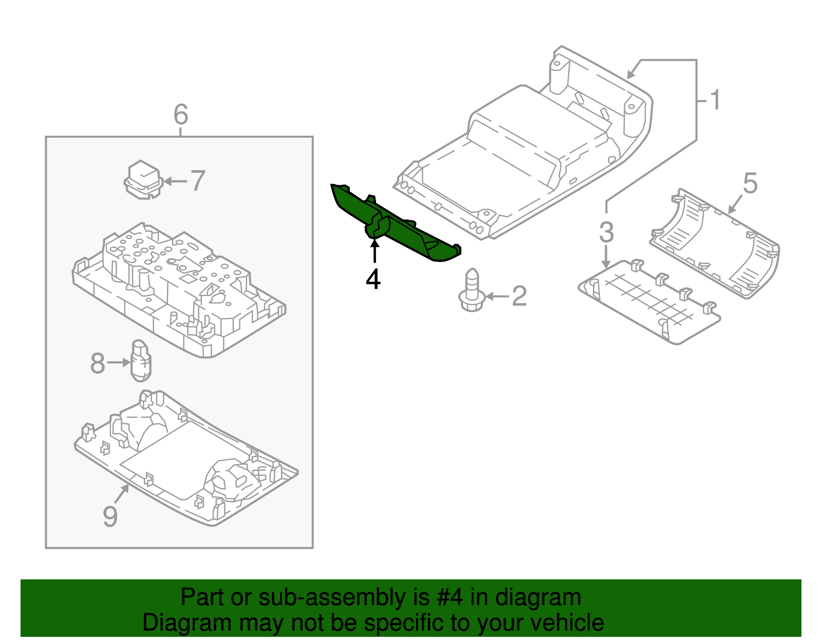2018-2024 Volkswagen Tiguan Front Cover 5NA-867-927-A-RM5 | VW Direct ...