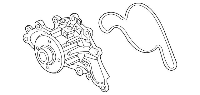 LC3Z-8501-A - Water Pump Assembly 2020-2024 Ford | Group 1 Auto Parts