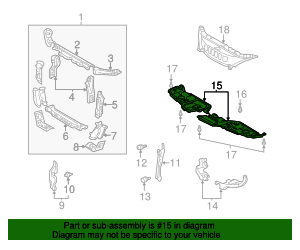 2002-2006 Lexus Under Cover 51442-33060 | OEM Parts Online
