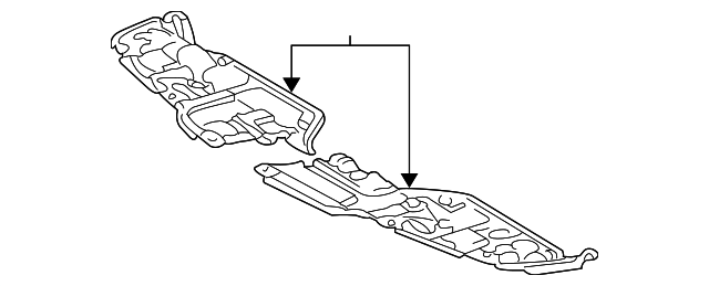 Lexus OEM Under Cover Part# 51442-33060 | OEM Vehicle Parts