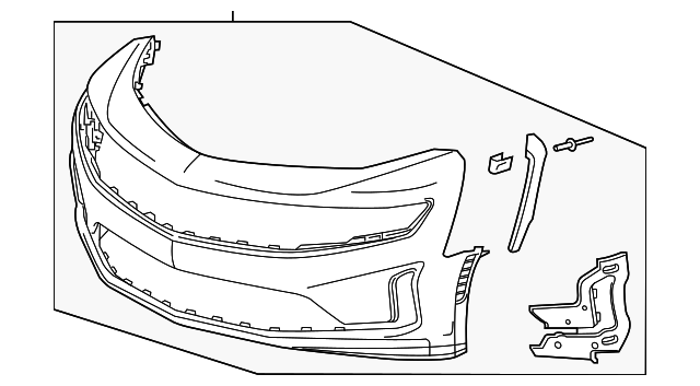 2019-2024 Chevrolet Camaro Front Bumper Cover 84543062 GM ...