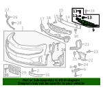 2016-2024 Chevrolet Camaro Support (Replaced Part Number 84034563 ...