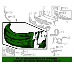 2019-2024 Chevrolet Camaro Primed Front Bumper Fascia Package 84543060 ...