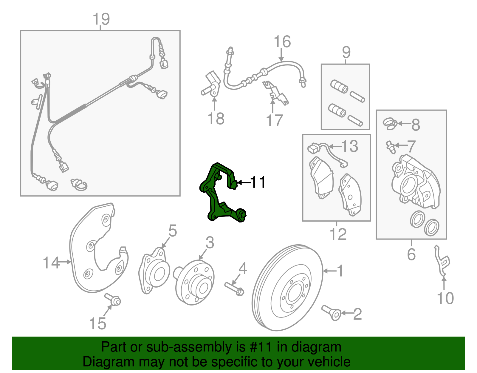 8K0-615-125 - Carrier 2008-2011 Audi | Audi OEM Parts