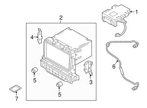 2018-2019 Kia Niro Display Unit 96560-G5320 | TascaParts.com