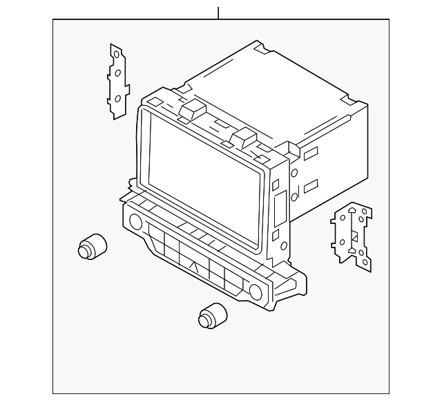 2018-2019 Kia Niro Display Unit 96560-G5320 | TascaParts.com