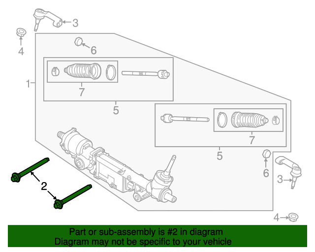 W716638-S439 2015-2023 Ford Gear Assembly Mount Bolt | Fairway Ford Parts