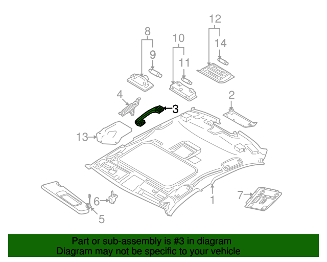 Genuine BMW 51-16-9-143-541 | Grip Handle | FREE Shipping on Most ...