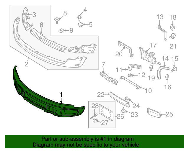 2010-2014 Ford F-150 Bumper AL3Z-17757-APTM | Varsity Ford