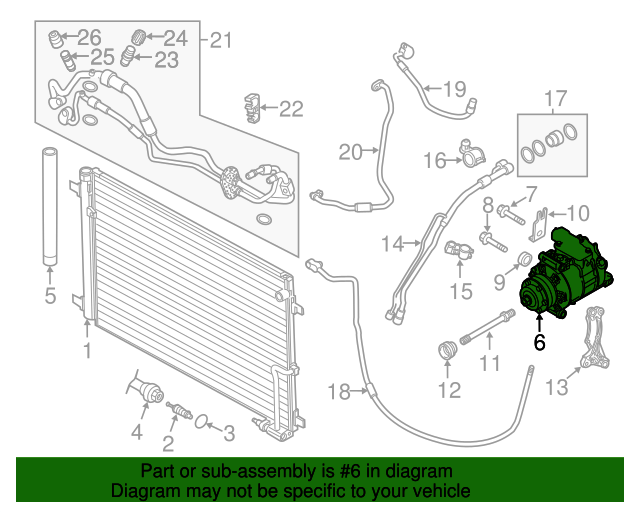 4H0-260-805-G - Compressor 2011-2016 Audi | Audi OEM Parts