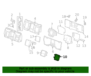 2020-2023 GM Compartment Door 84823978 GM | GMPartsDirect.com