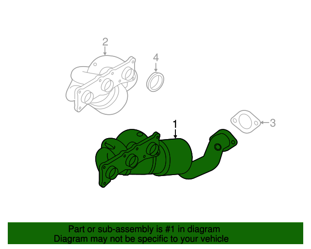 Genuine BMW 18-40-7-646-691 | Exhaust Manifold | FREE Shipping on Most ...