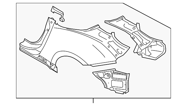 2010-2020 Nissan 370Z Quarter Panel Assembly GHA00-1ETMA | Nissan Parts ...