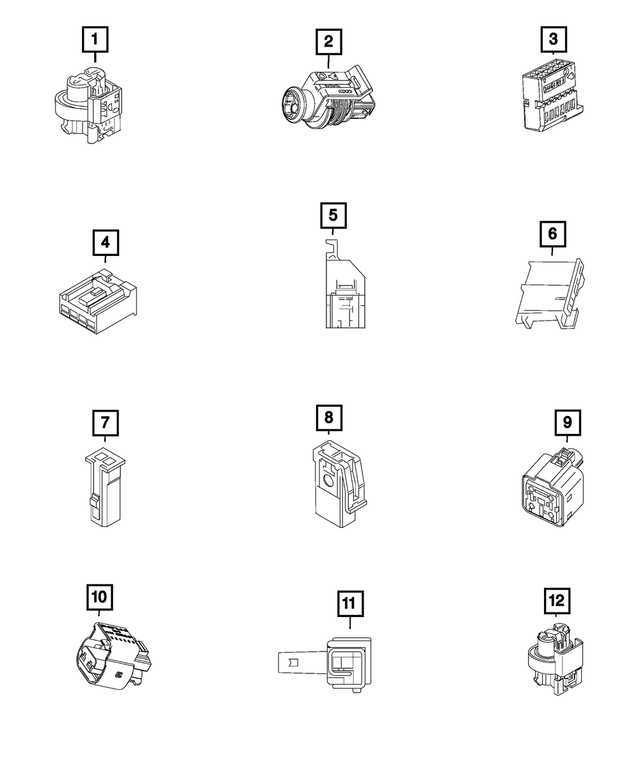 2014-2022 Mopar Electrical Connector 68235872AA | Mopar Estores