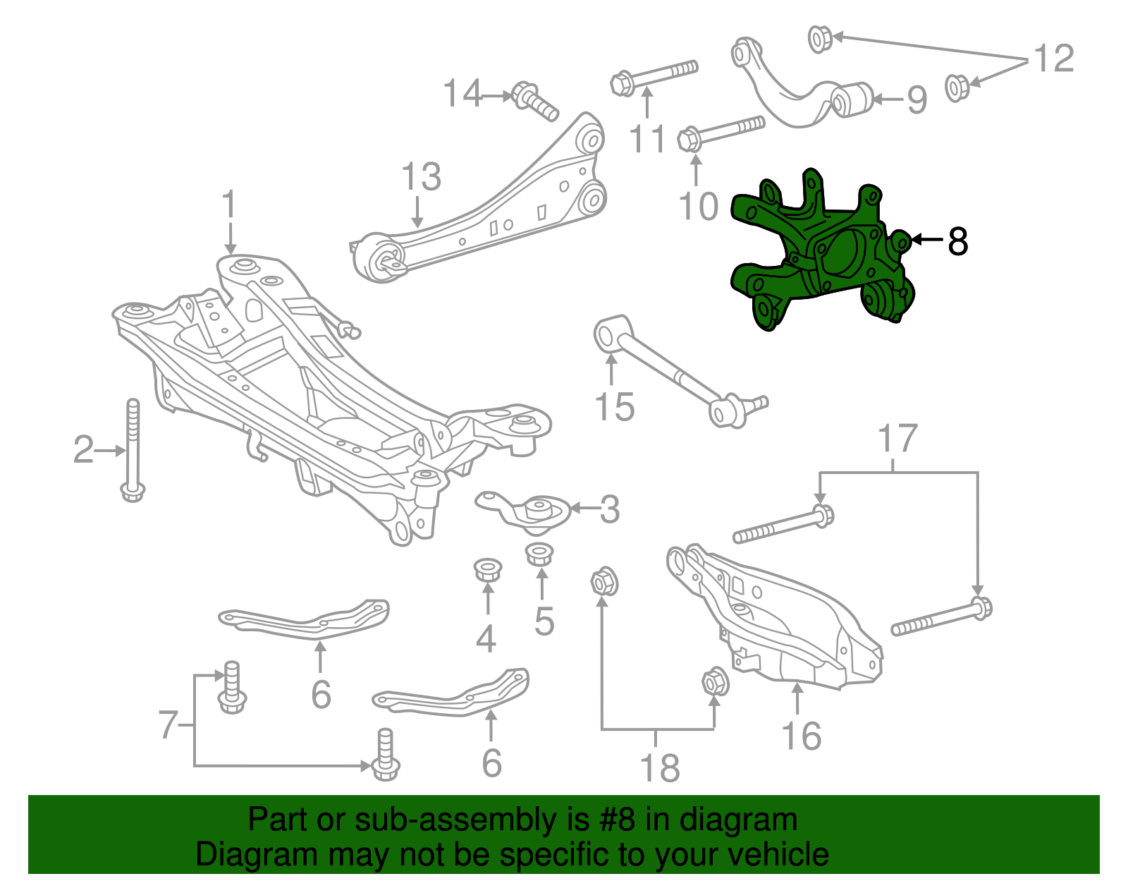 2011-2016 Scion tC Knuckle 42305-21050 | Toyota Parts Center