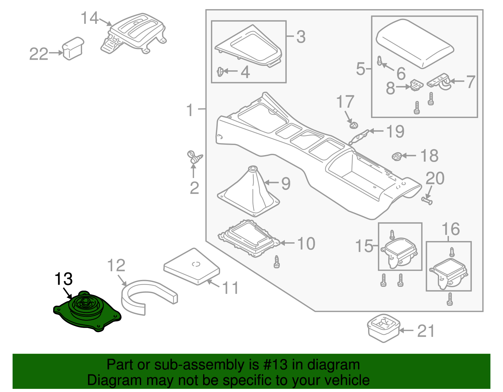 NA0164481B - OEM NEW 2002-2005 Mazda Miata Shifter Center Console Boot ...