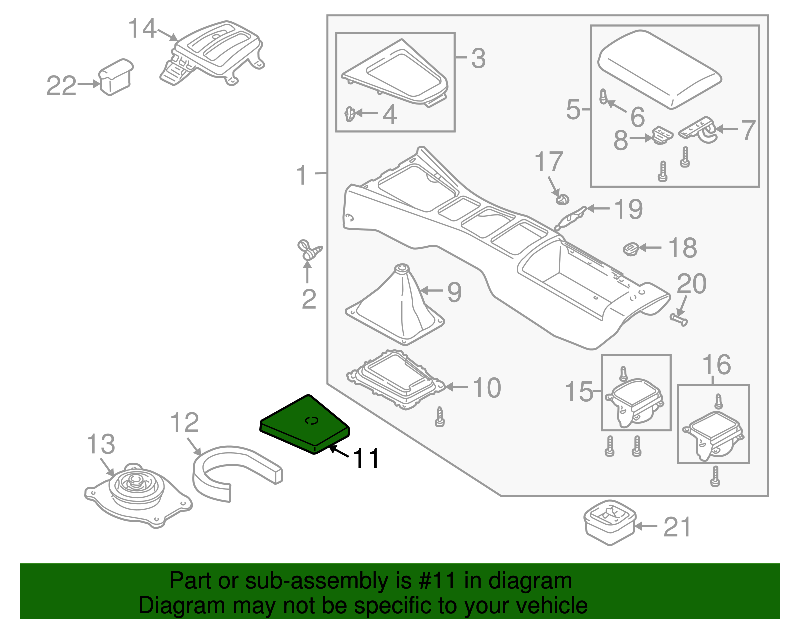 FB01-64-495 - Shift Boot Pad - 1993-2005 Mazda | Mazda Swag
