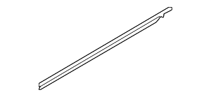 68257258AE - Rear Door Belt Outer Weatherstrip Right - 2016-2020 Jeep ...